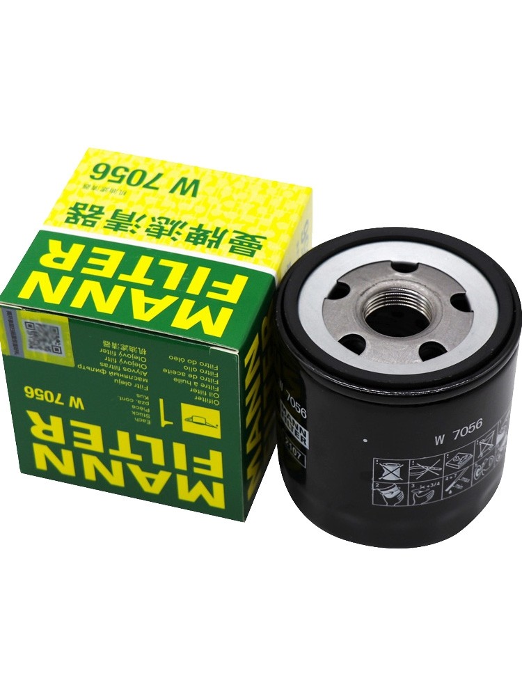 适配凯迪拉克ATSL XT5新君越CT6探界者昂科威曼牌机油滤芯格W7056_虎窝淘