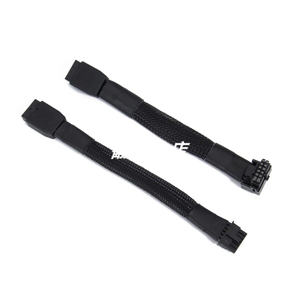 16PIN显卡弯头线 12VHPWR直头转弯头线 PCIE 5.0弯头线 12+4_虎窝淘