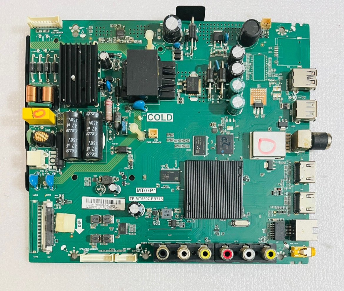 原装TCL L32/40/39/L43P1A-F D43A810/F3800A主板TP.MT5507.PB775_虎窝淘