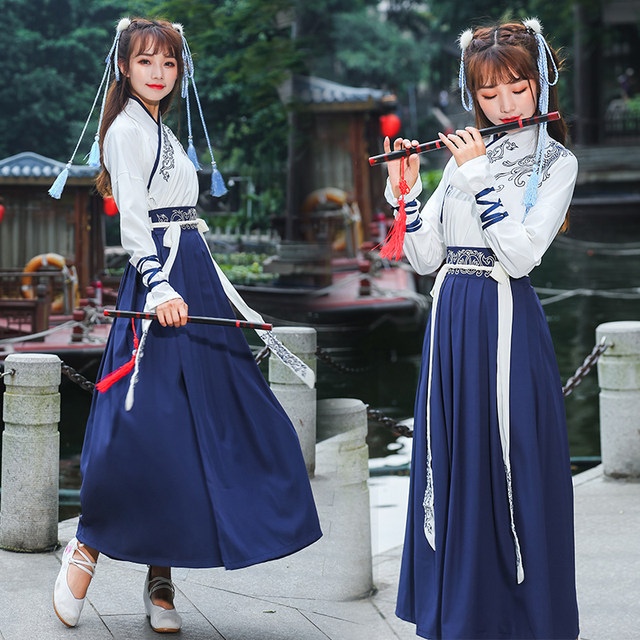 Improve the ancient style Han clothing female Chinese style Han ...