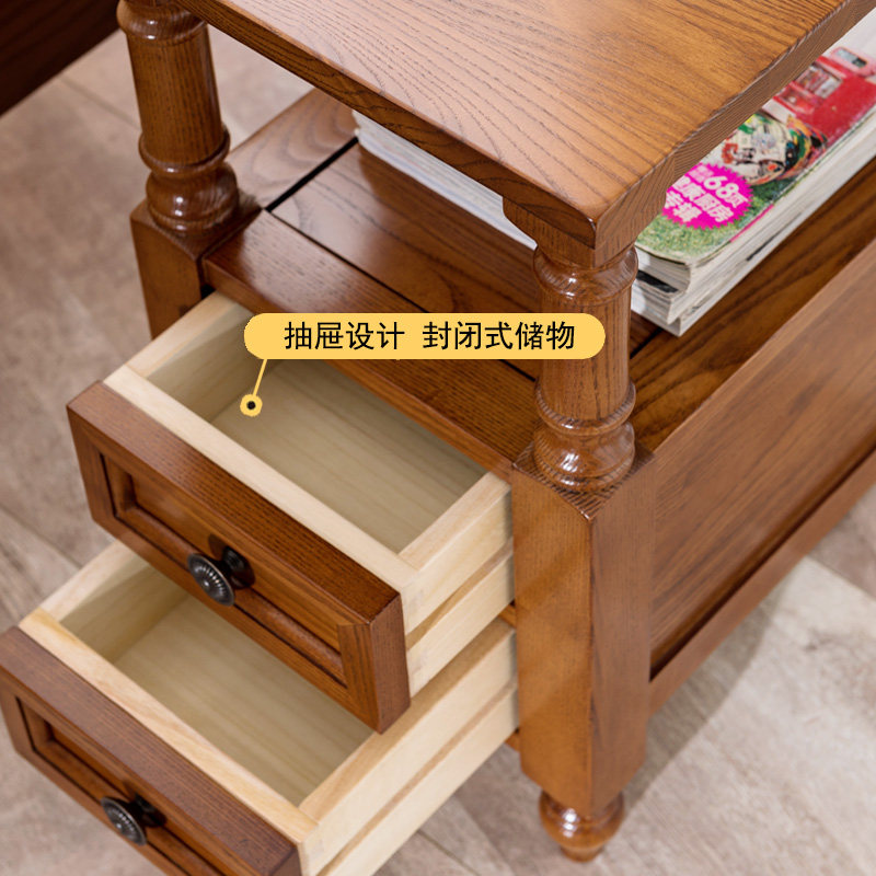简约实用白蜡木全实木边几优雅客厅迷你小尺寸沙发边几经典角几_虎窝淘