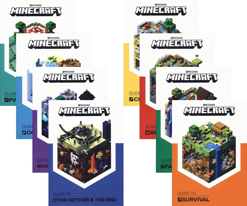 The Minecraft Collection我的世界官方指南8册套装平装版官方出品让你从菜鸟到大神课外读物英文原版进口儿童图书_虎窝淘