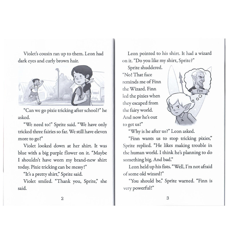 Pixie Tricks精灵游戏5册 1-5英文原版学乐大树系列Scholastic Branches儿童桥梁章节书小学生英语课外阅读读物奇幻冒险故事_虎窝淘