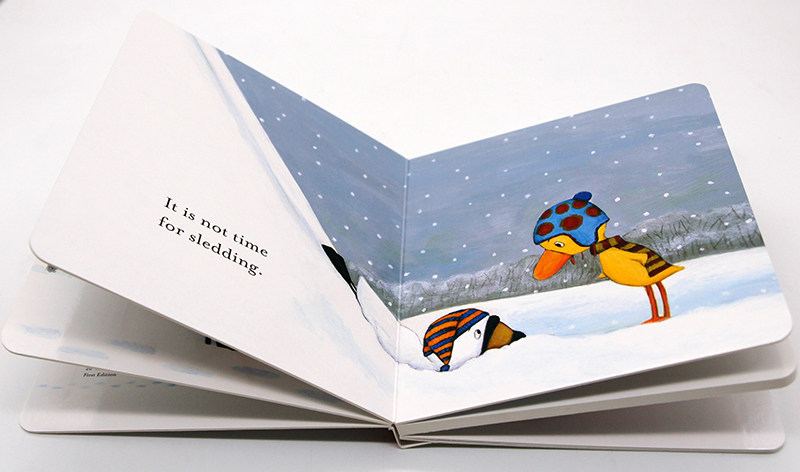 进口英文原版正版Duck And Goose It's Time for Christmas圣诞节纸板书小黄鸭与小白鹅系列名家 Tad ...