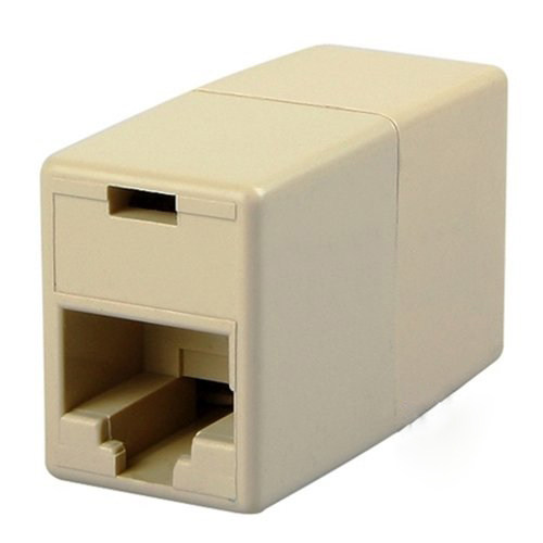 10x 10 X CAT5 RJ45 Network Cable Extender Plug Coupler Joine_虎窝淘