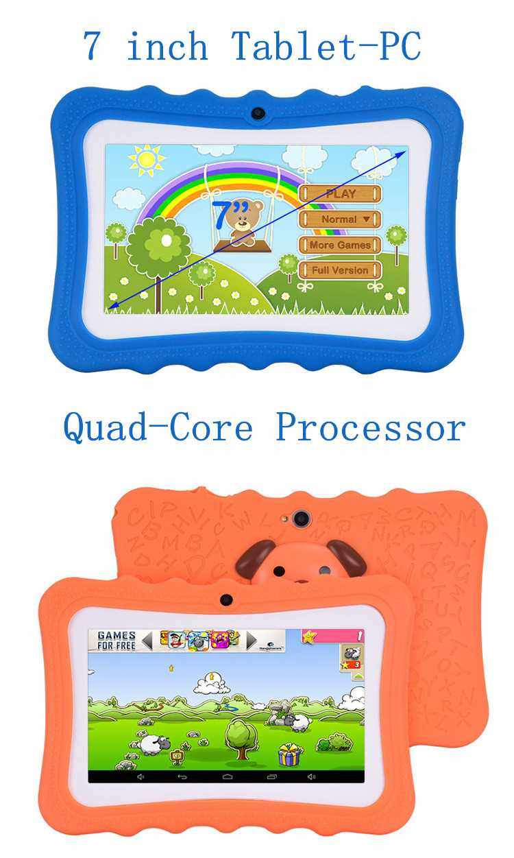 7'' Kids Tablets PC 1G+16G Quad Core Wi Fi Tablet PC_虎窝淘