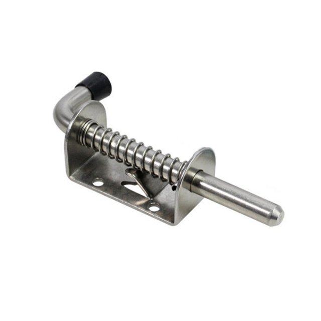 2Pcs 5 Inch Stainless Steel Spring Loaded Latch Pin Barrel B_虎窝淘