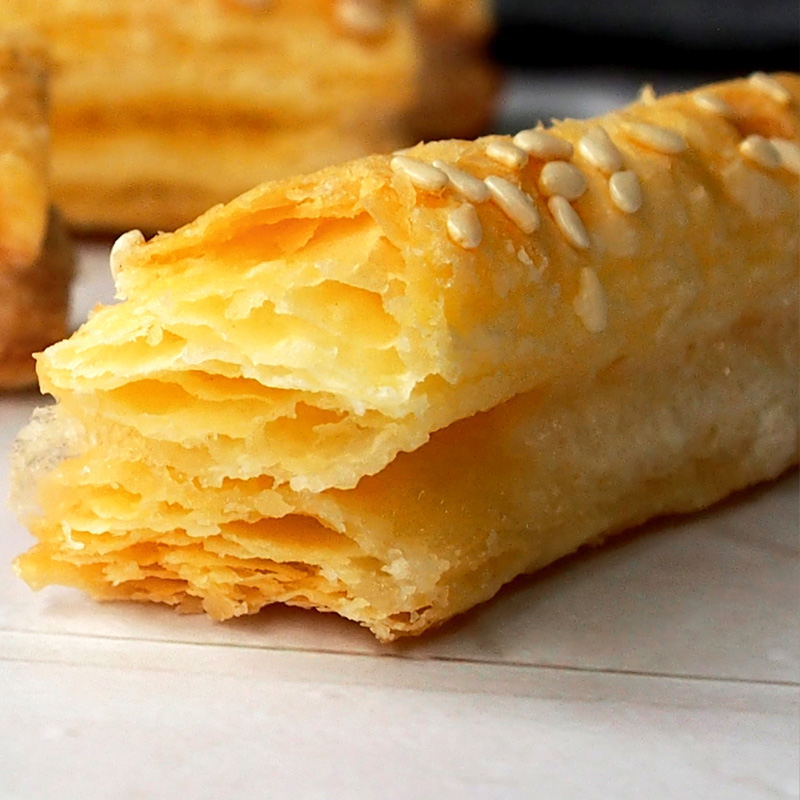 闻酥园千层酥168g成都特色小吃文殊院街酥饼网红传统手工糕点四川_虎窝淘