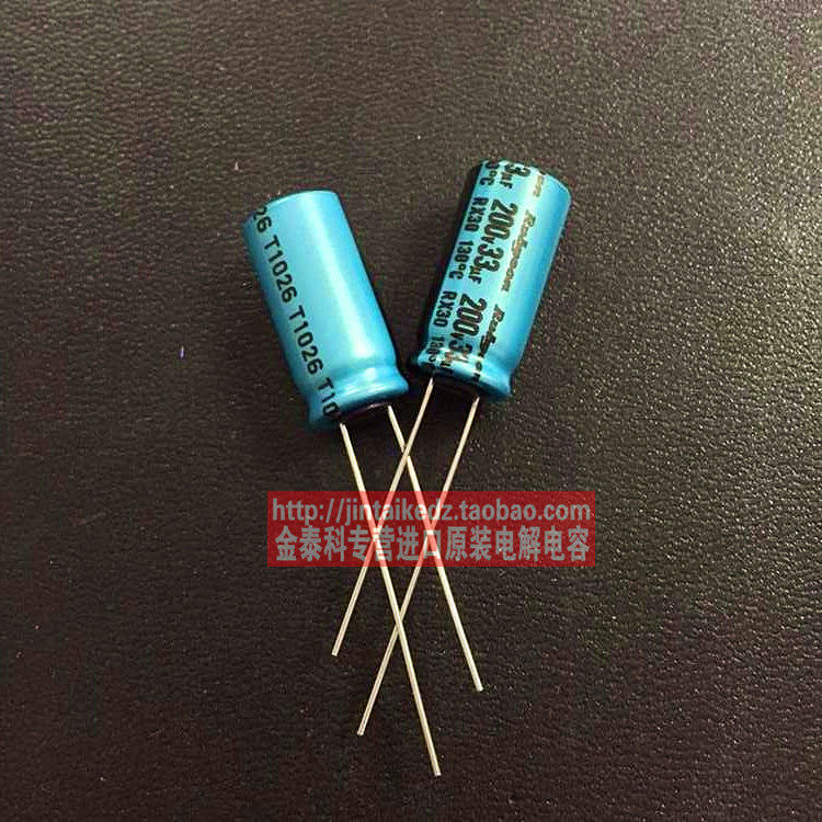 RUBYCON电解电容200V33UF 10X20红宝石RX30耐高温代160V33UF_虎窝淘