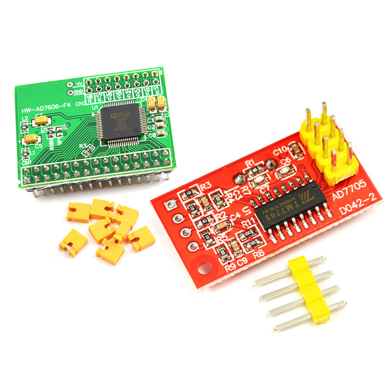 AD7705 AD7606双路16位ADC模数转换数据采集模块可编程输入增益_虎窝淘
