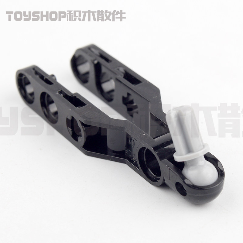 双鹰咔搭科技积木 57515深灰 6x2避震转向 6074651全新黑色称斤_虎窝淘