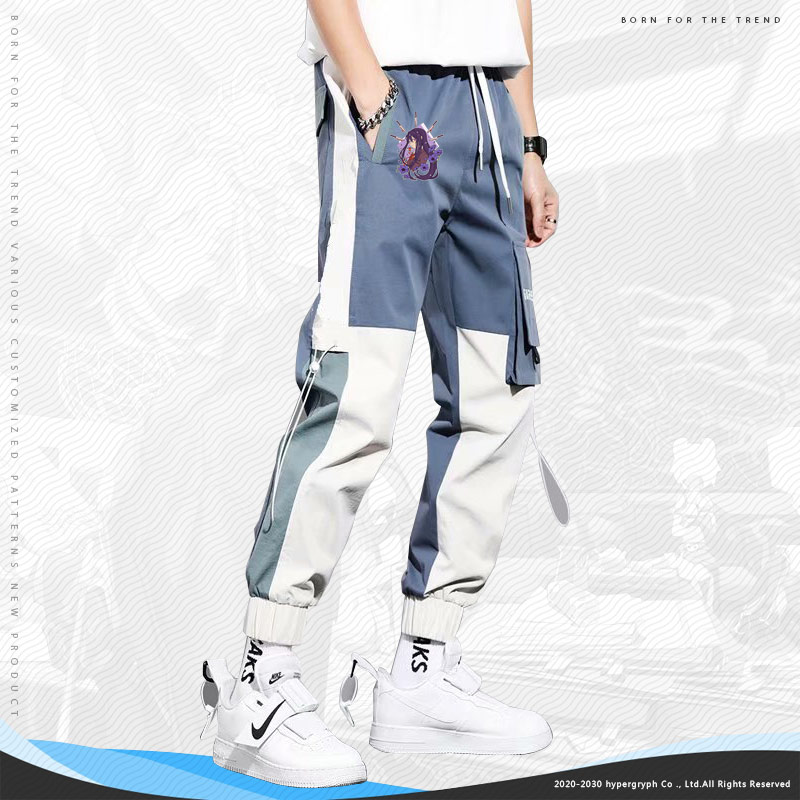 dokidoki心跳文学部纱世里莫妮卡夏树游戏周边男女款工装长裤子jl_虎窝淘