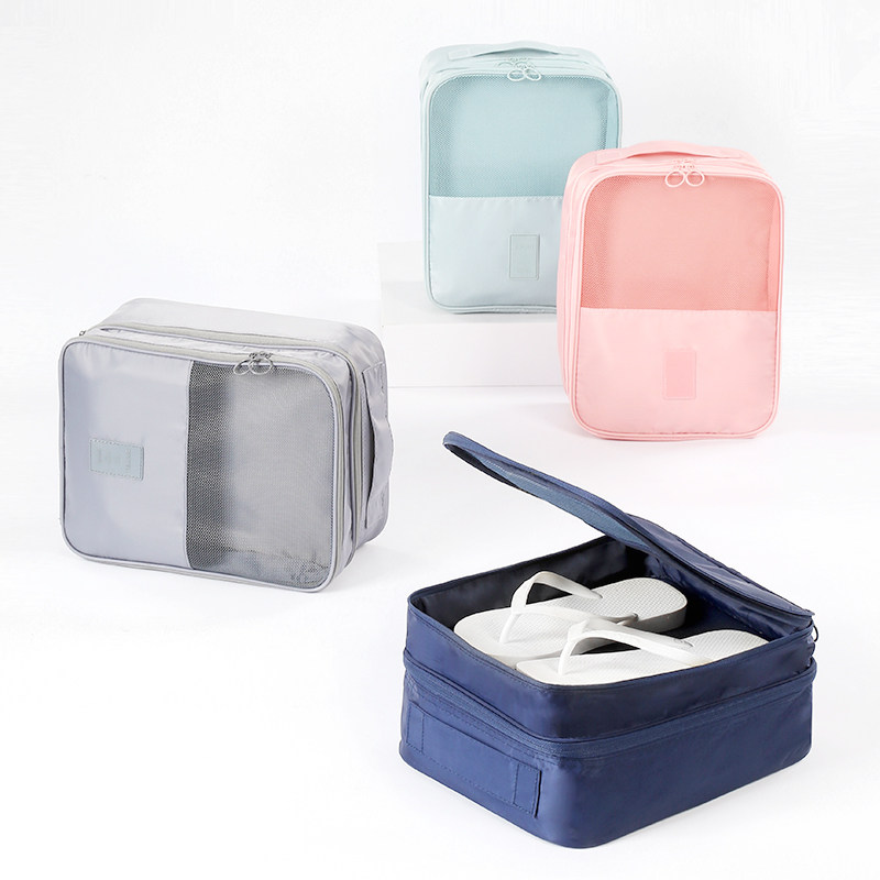 旅行鞋子收纳袋装鞋的收纳袋收纳包鞋包神器便携鞋袋多双鞋防尘袋_虎窝淘