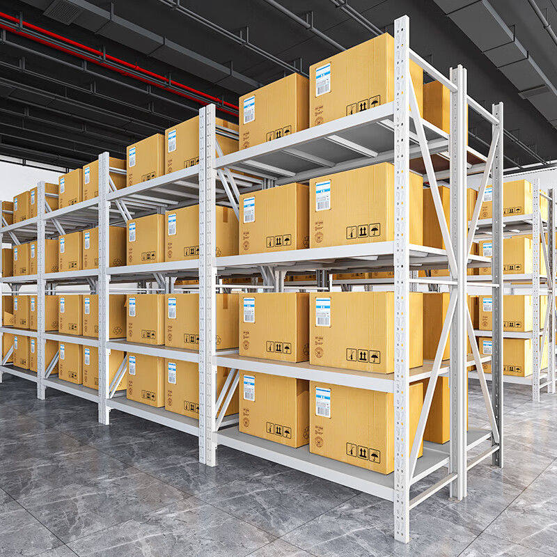 仓储货架置物架落地多层储物架仓库超市展示架家用阳台组合铁架子_虎窝淘