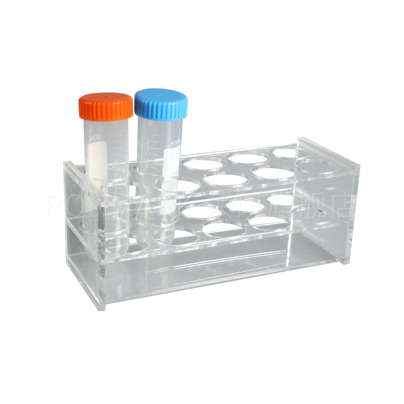 可定做1.5 2 5 7 10 15 50 100ml有机玻璃离心管架塑料试管架 ep管架亚克力架试管瓶架香水小样架子实验室用_虎窝淘