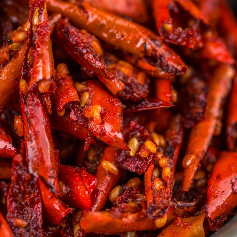 江小彭香辣脆香脆椒香酥辣贵州特产炸辣椒零食香辣酥255g*2瓶_虎窝淘