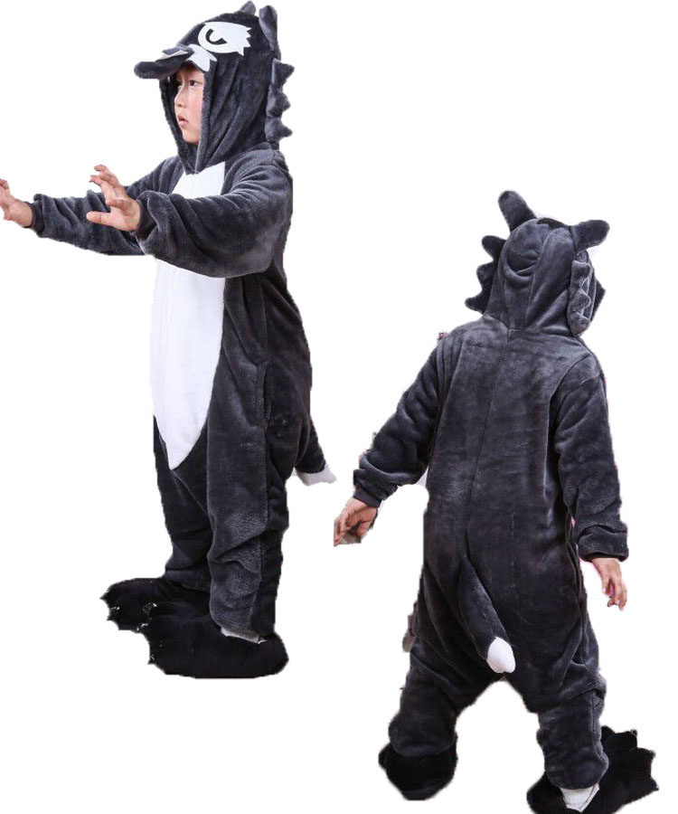 儿童成人大灰狼扮演服万圣节灰太狼cos亲子活动走秀装舞台演出服_虎窝淘
