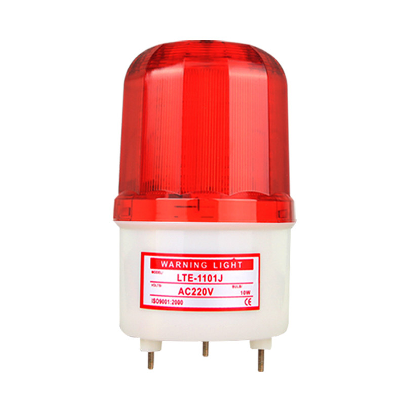 LTE-1101J声光报警器旋转爆闪警报灯闪烁灯220V12V24VLED警示灯_虎窝淘