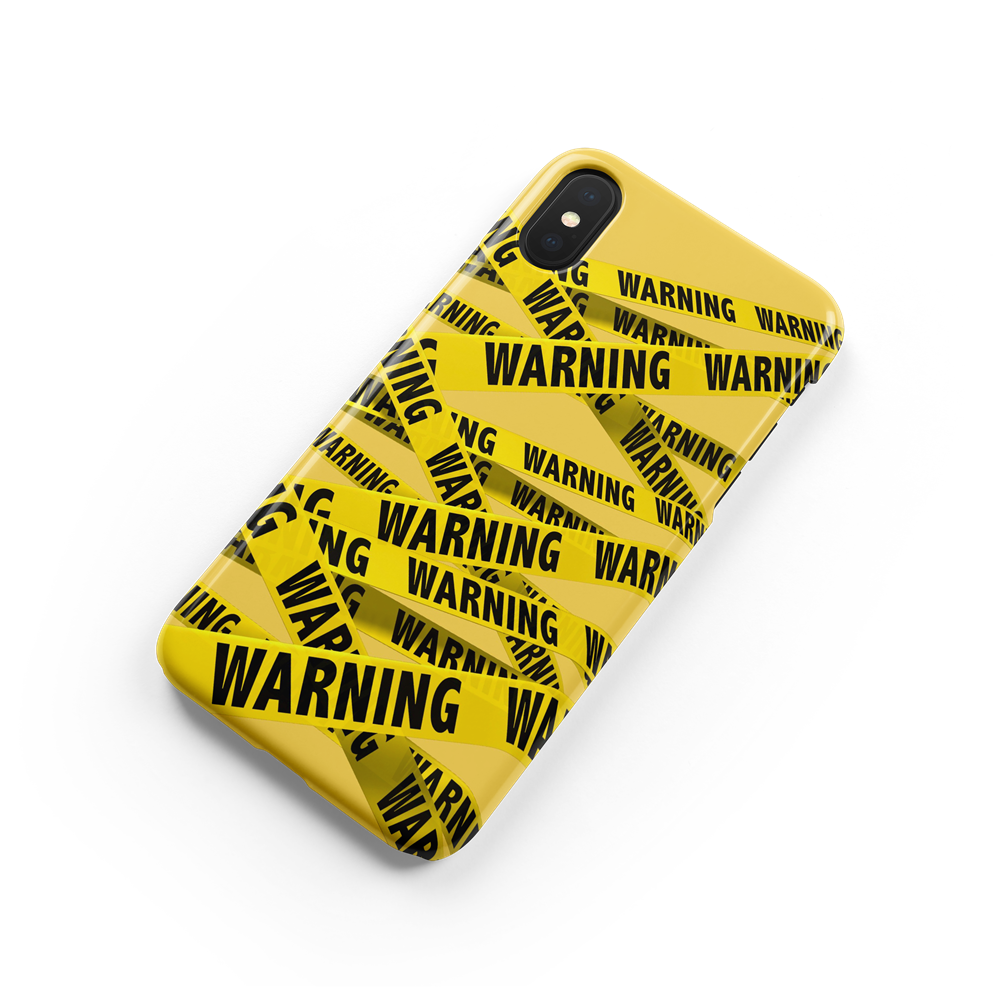 WARNING横条警示贴纸潮牌适用于IPhoneXS/XR/11/12/13pro/14/15菲林手机壳imd硅胶软壳小米华为_虎窝淘
