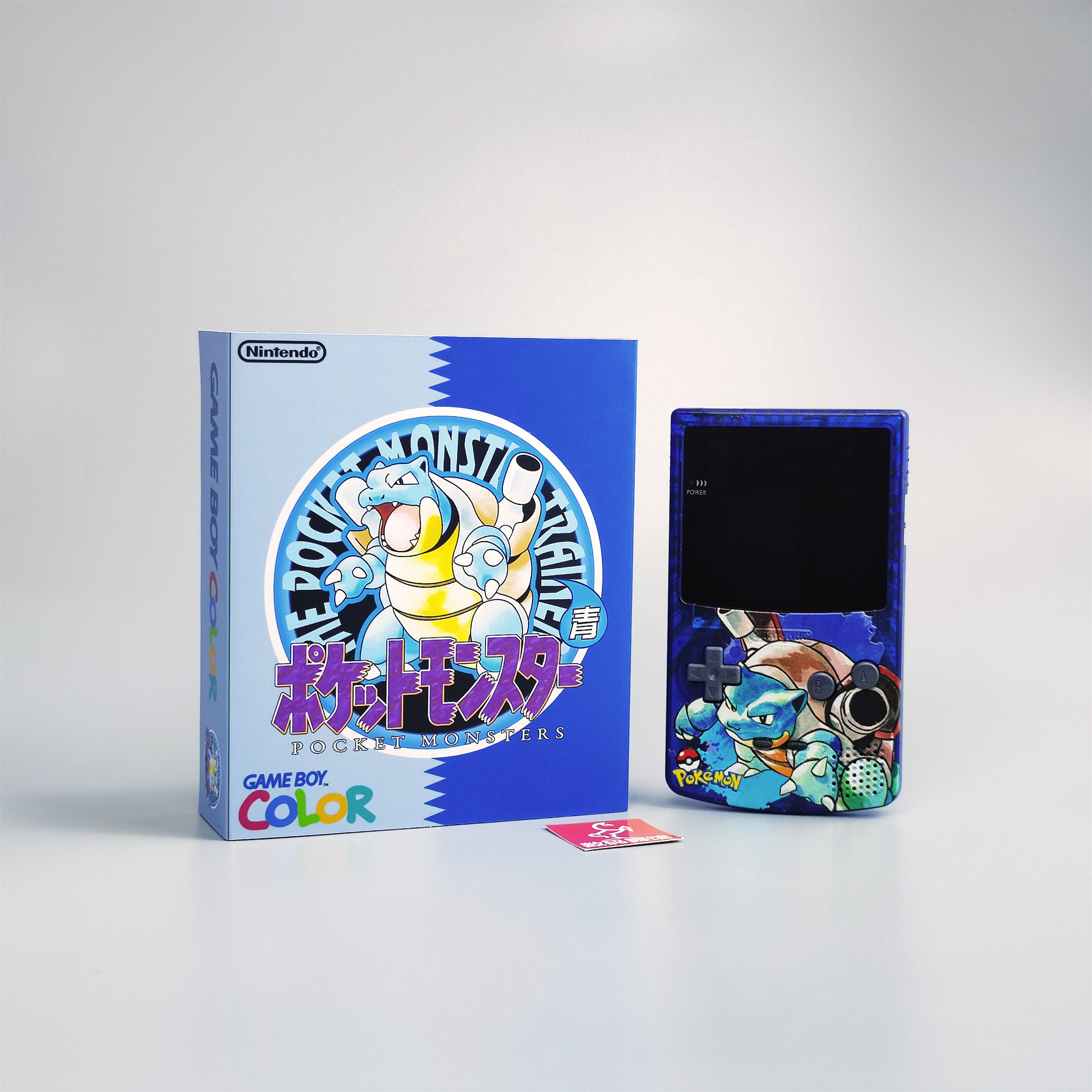 GBC任天堂GAMEBOY COLOR游戏机高亮掌机点对点全贴合水箭龟_虎窝淘