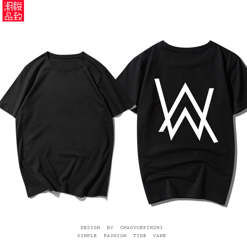 Alan Walker同款T恤Faded短袖百大DJ周边衣服装男女体恤电音alone_虎窝淘