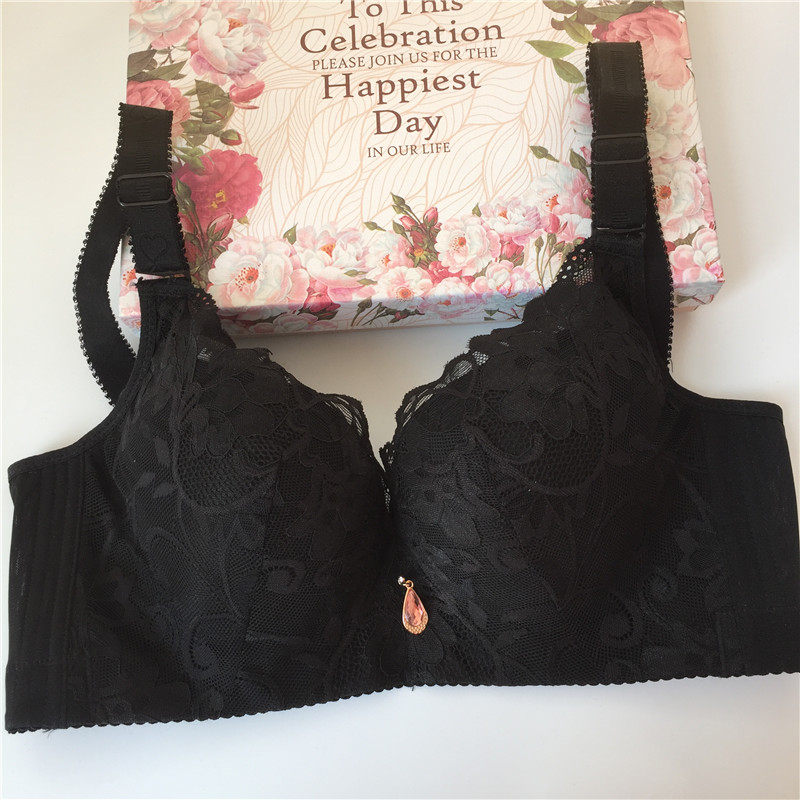 夏季大码胖MM文胸薄款全罩杯立体定性薄模杯调整型内衣大红75DE_虎窝淘