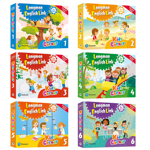 New second edition kids corner1 2 3 4 5 6 level student set Longman ...