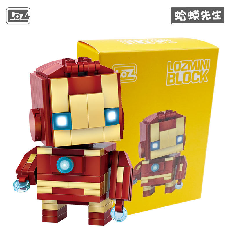 LOZ俐智西游记三国积木小颗粒表情包僵尸拼插动漫人物diy礼物摆件_虎窝淘