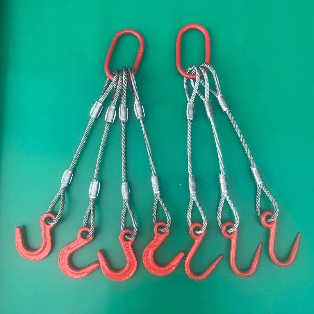 钢丝绳吊索具/压制钢丝绳组合吊具/起重吊钩索具/二肢三肢四肢_虎窝淘