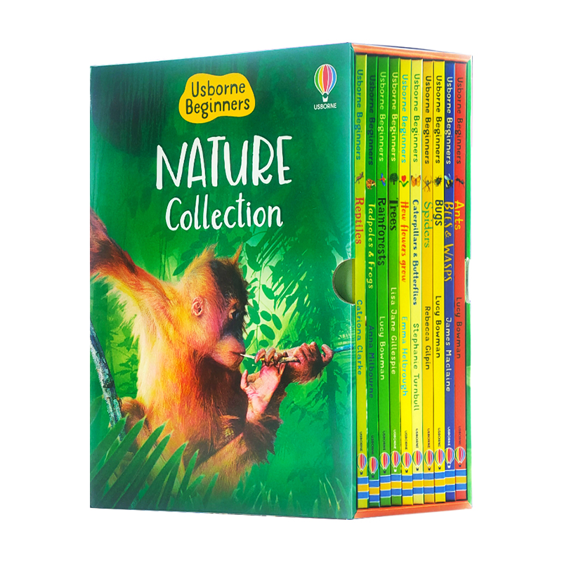 尤斯伯恩初学者系列初探自然 Usborne Beginners nature 10册盒装套装英文原版儿童英语启蒙绘本少儿科普读物罗汉普顿大学 ...