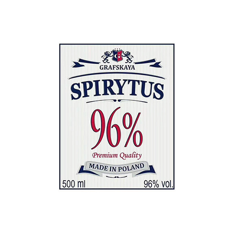 【6瓶装】生命之水伏特加SPIRYTUS高度洋酒烈性酒96度蒸馏酒500mL_虎窝淘