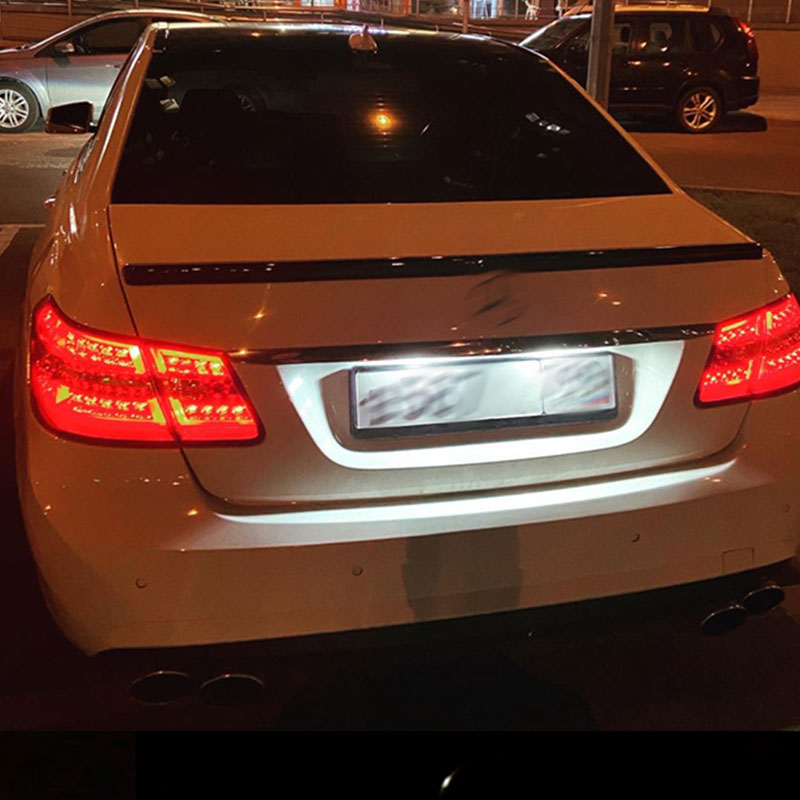 适用08-11款奔驰 S级/C/CL/E级W204 W212 W221 LED车牌灯牌照灯_虎窝淘