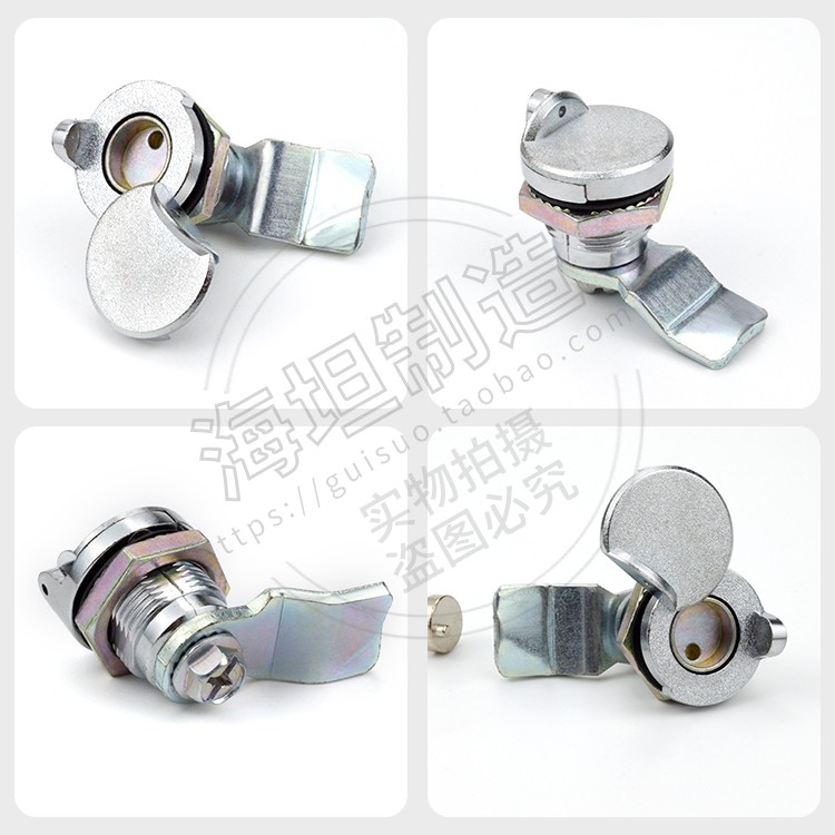 MS705-3A/B/D/E转舌锁配电箱柜门锁铁皮锁锌合金防水锁柱工具锁_虎窝淘