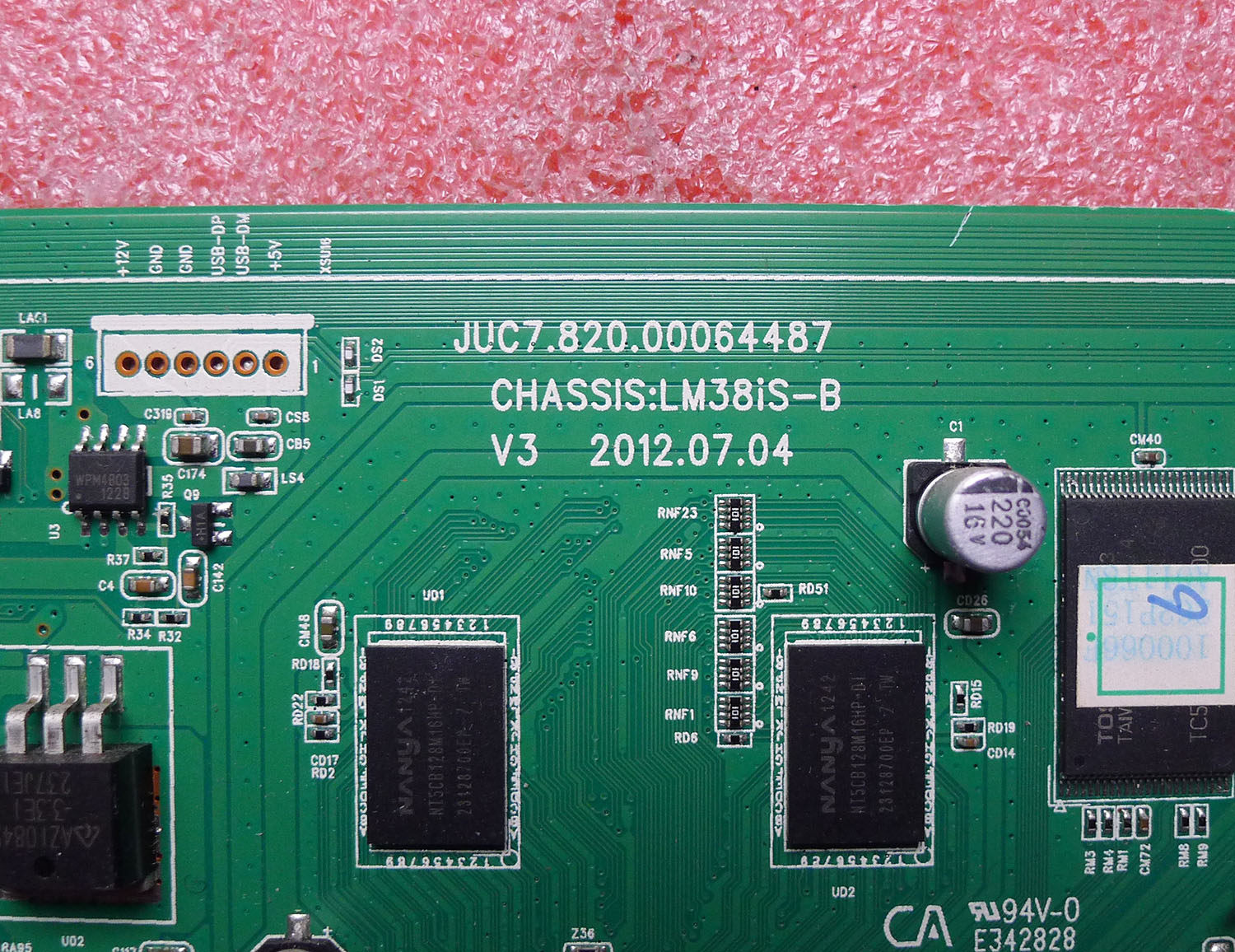 长虹电视3D39/32/42B2000iC 50/32B3100iC主板JUC7.820.00064487_虎窝淘