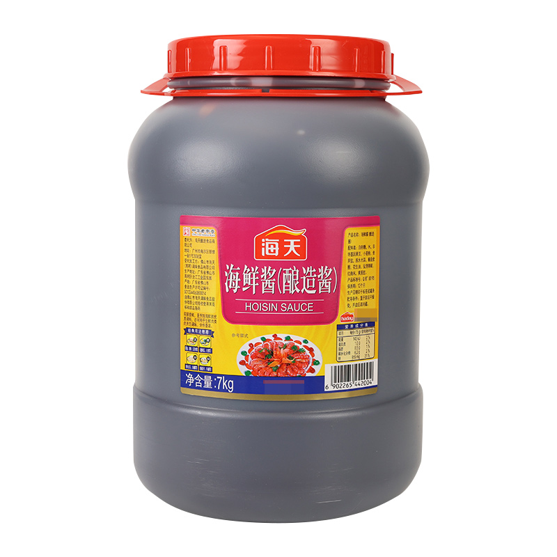 海天海鲜酱7kg商用大桶餐饮装爆炒即食手抓饼烧烤用海鲜火锅蘸料_虎窝淘