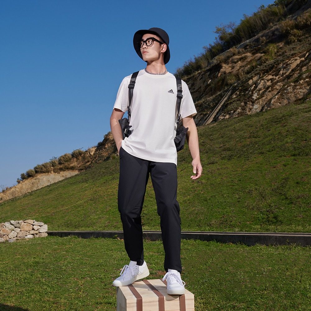 adidas阿迪达斯官方轻运动男装速干轻薄梭织商务休闲运动裤IP3977-Adidas品牌-美乐淘潮牌汇