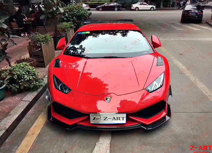 兰博基尼LP610改装Revozport全碳纤维前唇后唇侧裙尾翼套件_虎窝淘