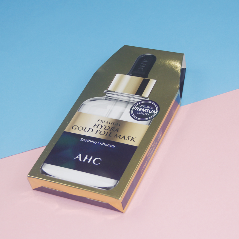 韩国官方授权正品AHC黄金面膜24k蒸汽锡纸b5玻尿酸钢铁侠紧致亢皱_虎窝淘