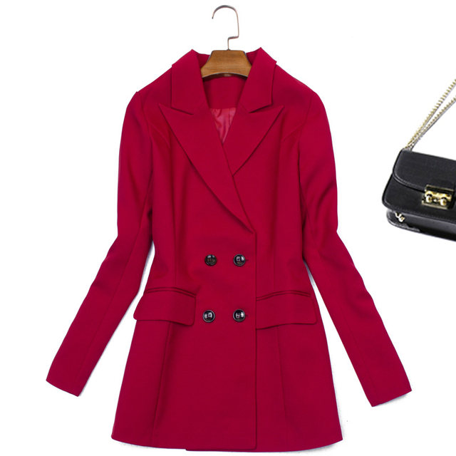 New autumn professional formal wear Angela red temperament commuter ...