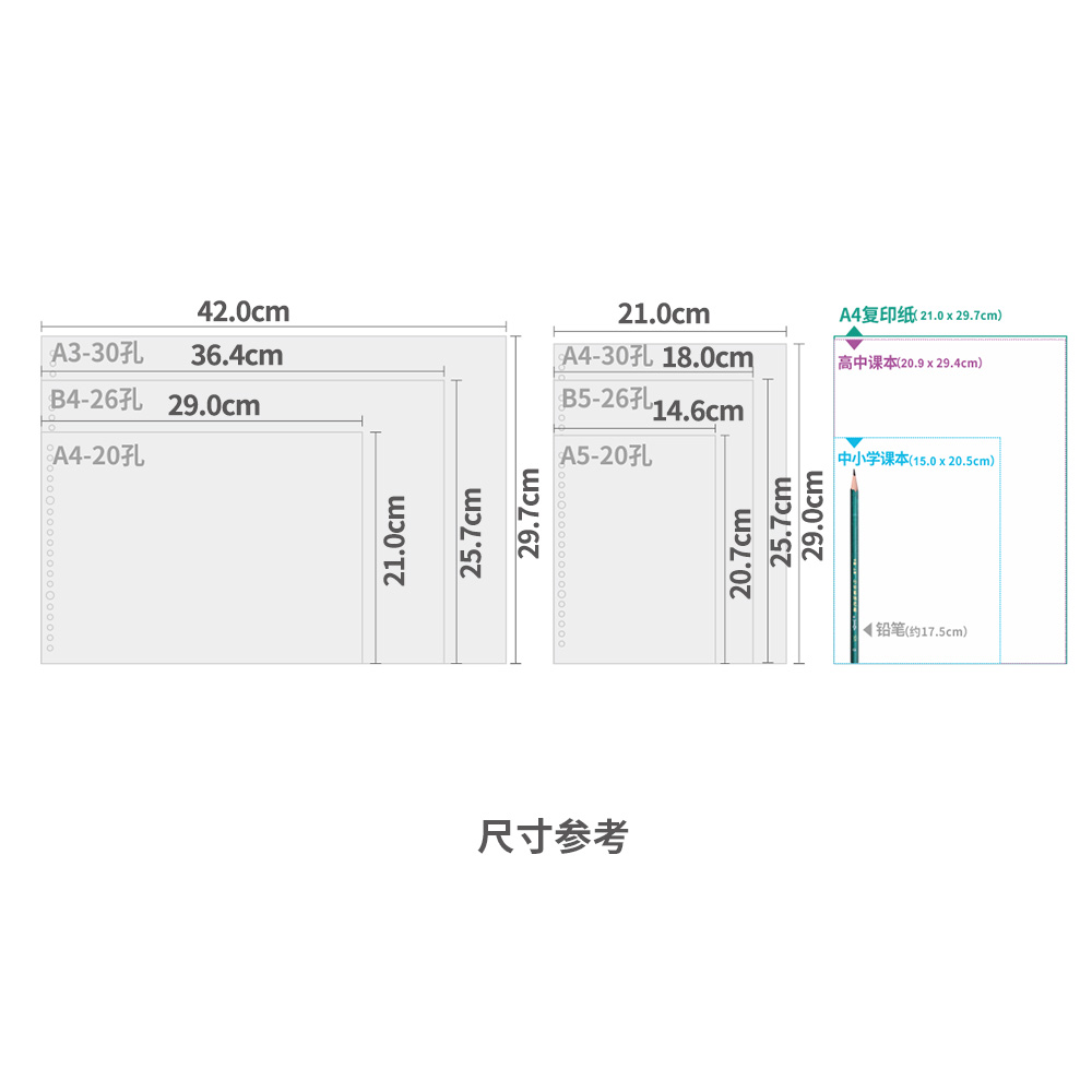 道林纸100g克空白替芯活页本夹a4内页b5白纸页米黄纸可拆卸笔记本子加厚本替换康奈尔横线方格草稿文具26孔30_虎窝淘