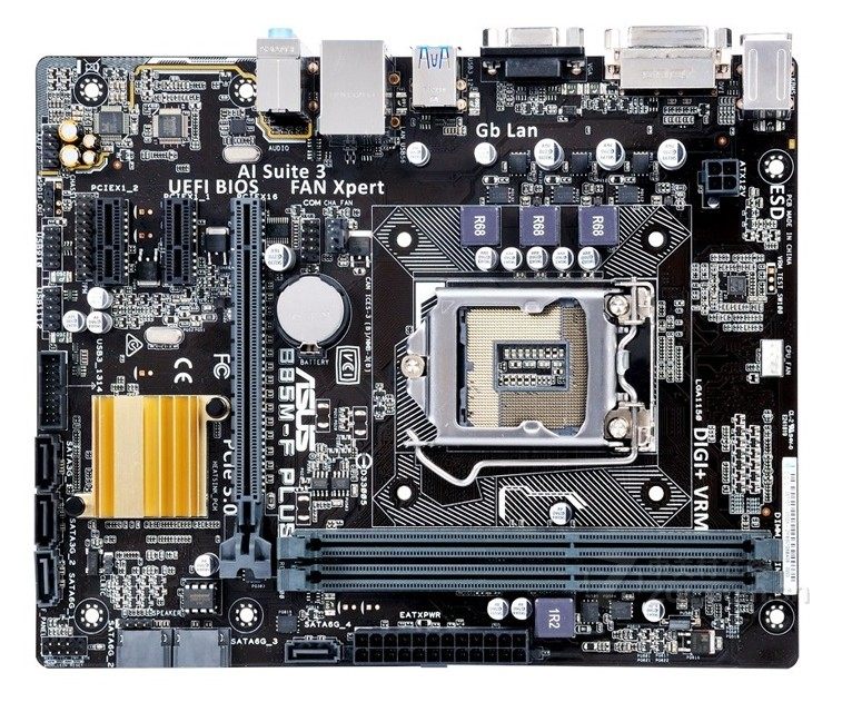 冲新包邮Gigabyte/技嘉B85主板 GA-B85M-D2V B85M-F PLUS质保1年_虎窝淘