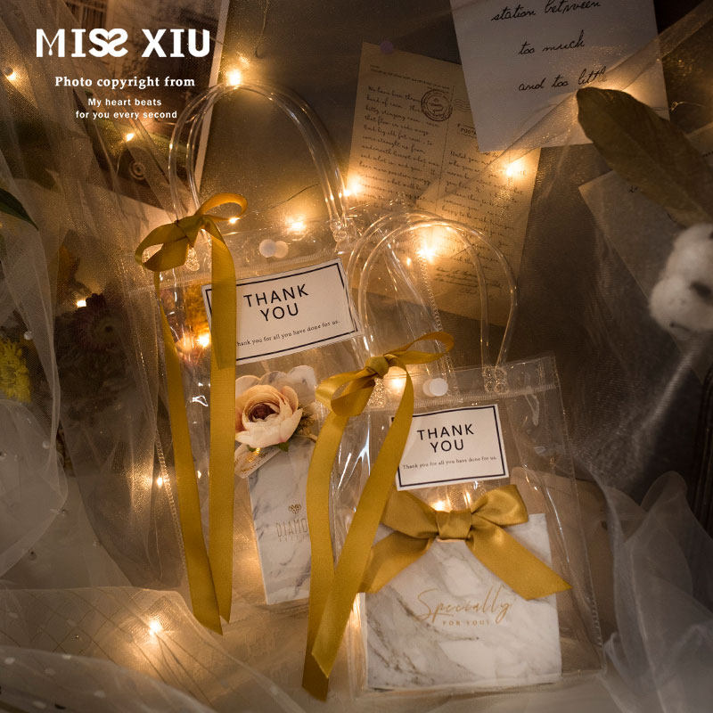 MISSXIU[闪光]新款手提袋结婚喜糖盒伴手礼品闺蜜生日礼物包装袋_虎窝淘