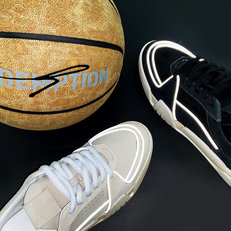 The Last Redemption王一博同款3M反光休闲运动鞋 301460_虎窝淘