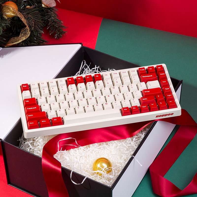 noppoo无线蓝牙机械键盘84键小键盘 2.4G三模静音游戏笔记本办公_虎窝淘