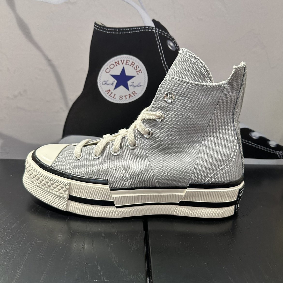 匡威converse正品奥莱专柜1970s增高错位高帮A00741 A00740不退换_虎窝淘