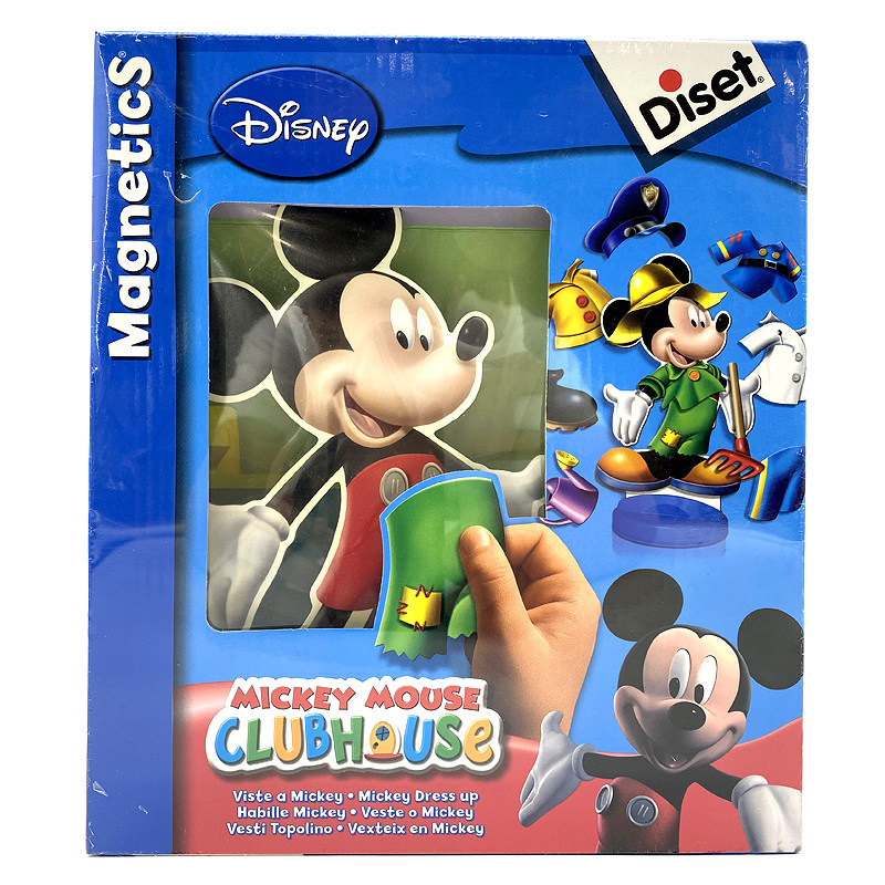 Diset Disney Magnetics迪士尼米老鼠磁性贴3D服饰装扮益智玩具_虎窝淘