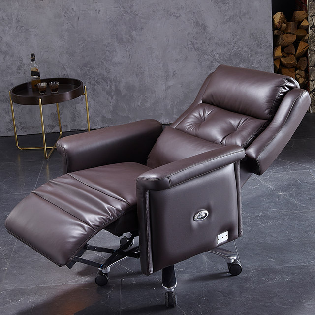 High-end electric boss chair, reclining comfortable office chair ...