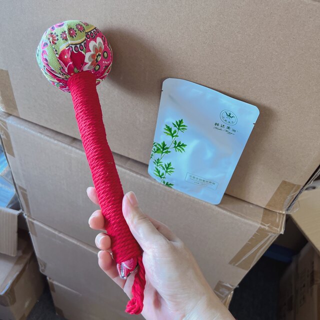 Mugwort health hammer, traditional Chinese medicine meridian beater ...