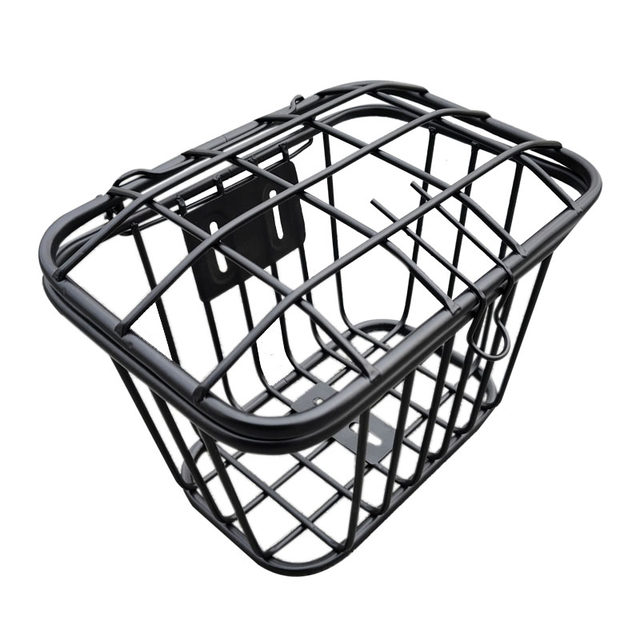 Folding bicycle rear basket vegetable basket student mountain bike rear ...