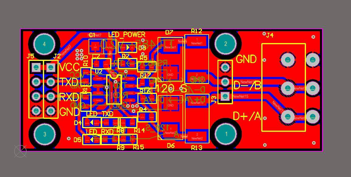 MAX13487 RS485转换串口TTL方案 模块电路 原理图 PCB文件 - 小编推荐 - WePost 全民代运 - 马来西亚中国淘宝代 ...